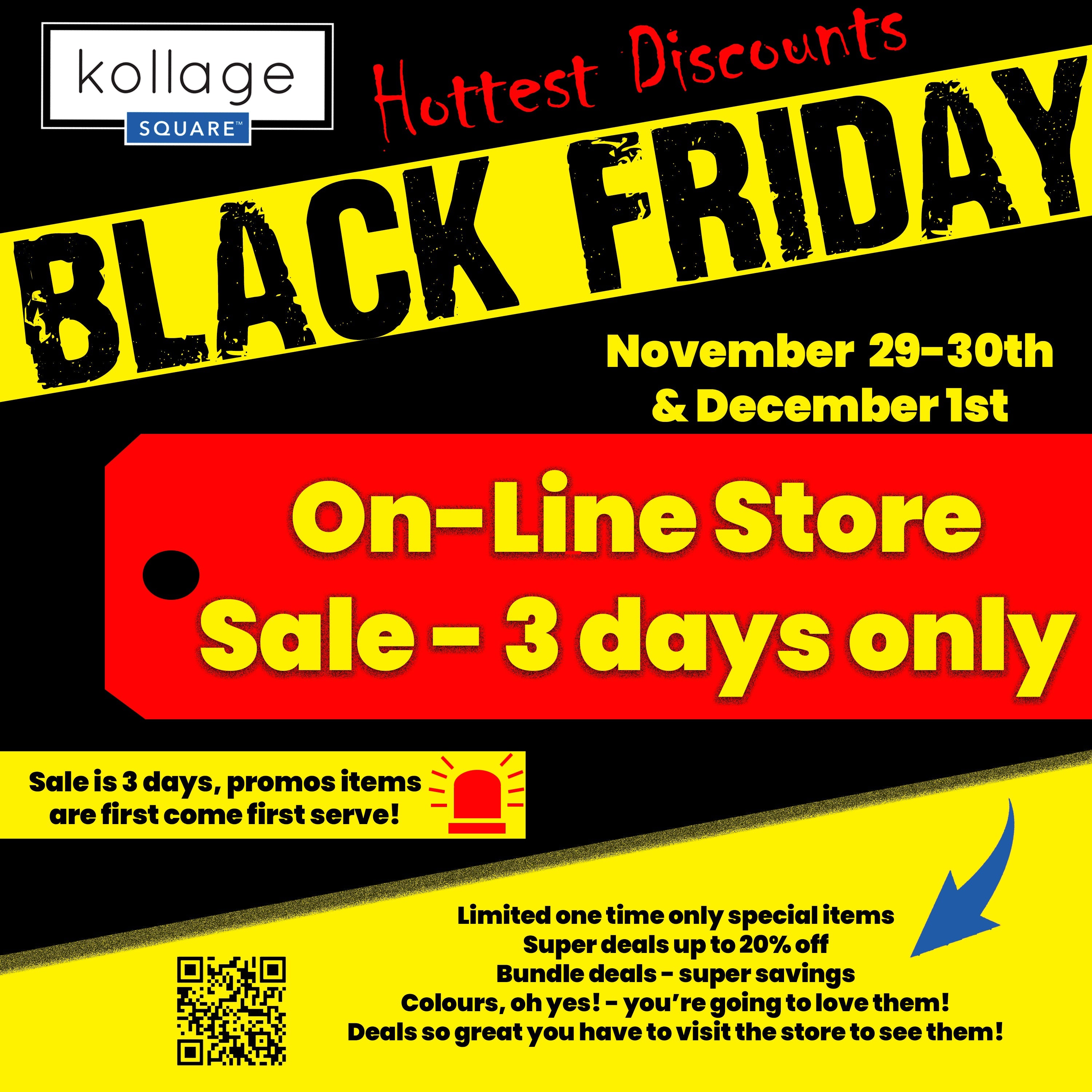 Black Friday – Kollage SQUARE Needles Store