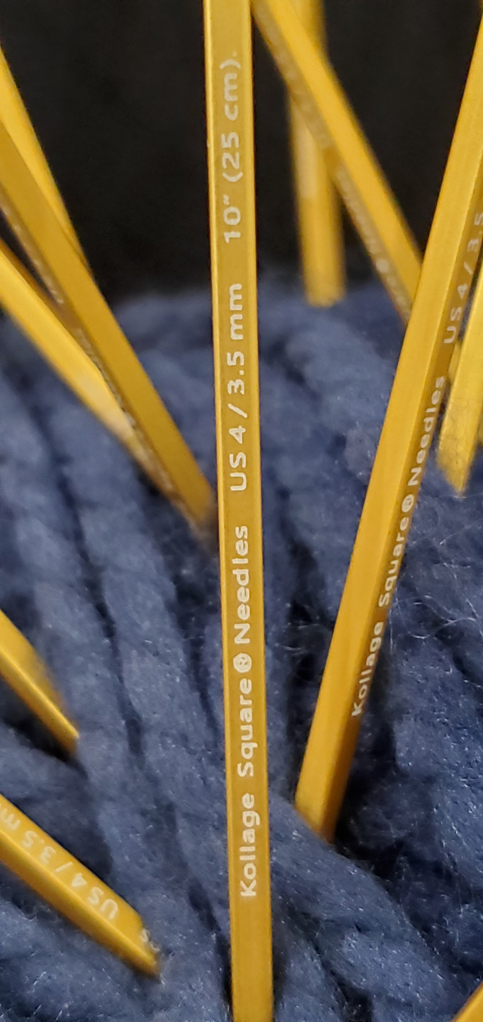 Straight Needle - GOLD – Kollage SQUARE Needles Store
